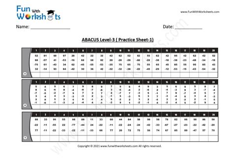 Free Printable Worksheets Abacus Level 3 Worksheets Archives Fun With Worksheets