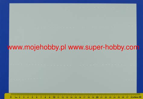 Polystyrene Sheets A4 1 00mm 1szt 1pc Mh Models T410