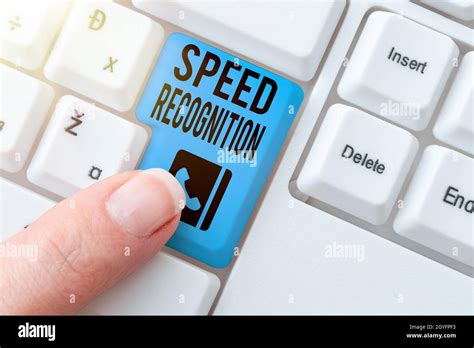 Writing Displaying Text Speed Recognition Word For Technology Used To