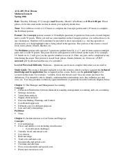 ACC 405 Midterm Exam 1 Study Guide Spring 2018 Pdf ACG 405 Prof Rixom Midterm Exam 1