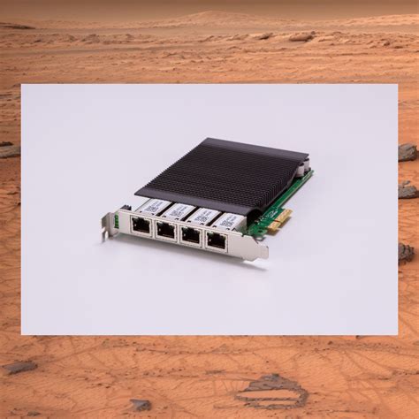 Quad Port Copper Ethernet Card For Industrial Applications Quad Port