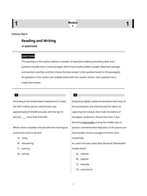 4 Practice Test 4 Pdf