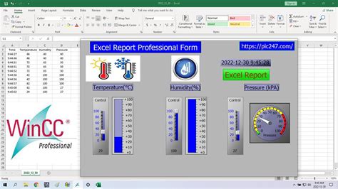 Share Code WinCC Excell Report Professional Plc247