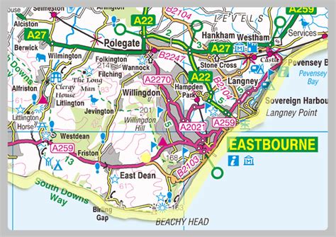 East Sussex County Map I Love Maps