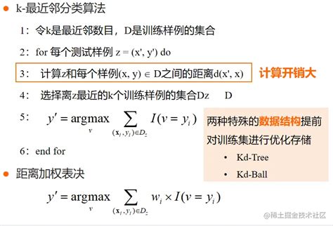 Knn最近邻算法本文正在参加 人工智能创作者扶持计划 1、最近邻算法 最近邻算法是一种基于实例的学习，或者是局部近似和将 掘金