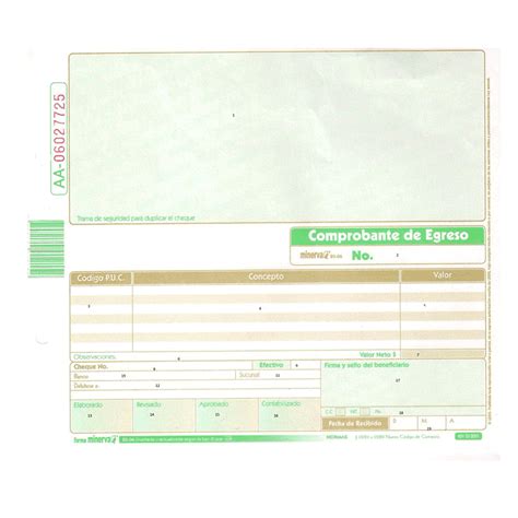 Comprobante De Egreso En Pdf Image To U