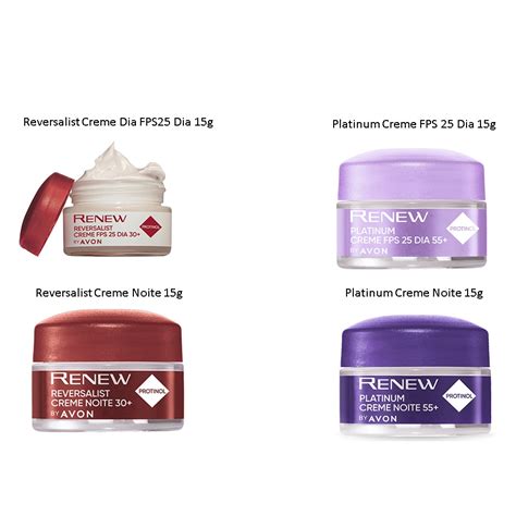 Renew Reversalist Creme Dia FPS25 Dia 15g Ou Noite Platinum Creme FPS