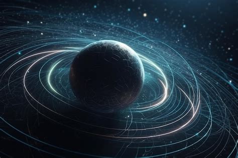 Premium Photo Gravity Planet Earth Gravitational Waves Concept