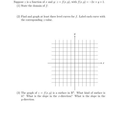 Solved Suppose Z Is A Function Of X And Y Z F X Y With