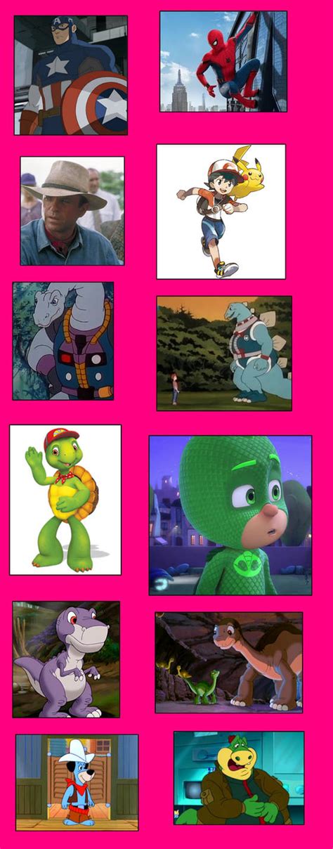 Mcsaurus Top12 Favorite Characters By Mcsaurus On Deviantart