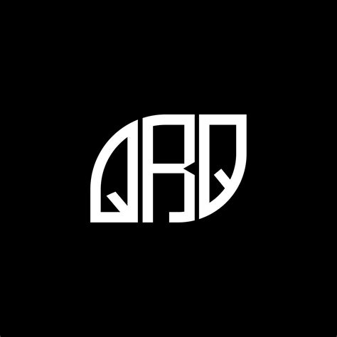Qrq Letter Logo Design On Black Background Qrq Creative Initials