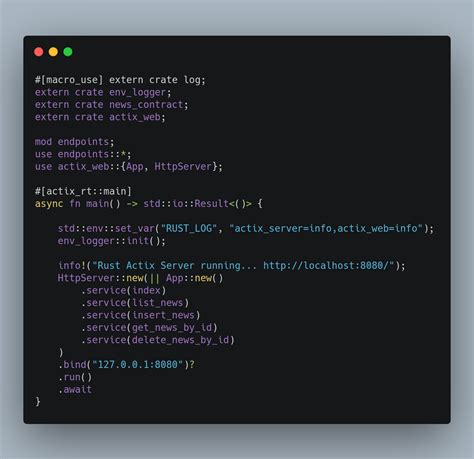 【rust】用rust构建微服务