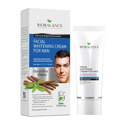 Biobalance Facial Whitening Cream For Man 60ml Sunlife Online