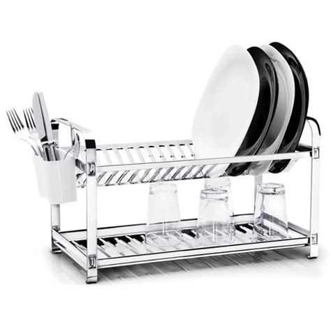 Escorredor De Louça Inox 20 Pratos Não Enferruja em Promoção na Americanas