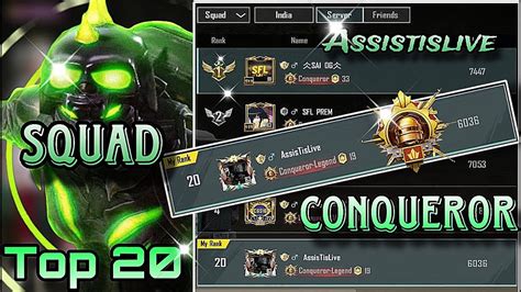Conqueror Top 10 Done🥳rank Push Day 16😇 Road To 3k Subscribers Bgmi