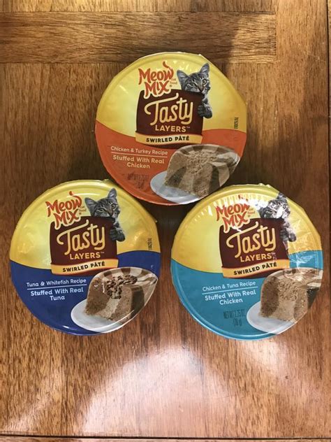 Meow Mix Tasty Layers Swirled Pate Cat Food 12 Pack