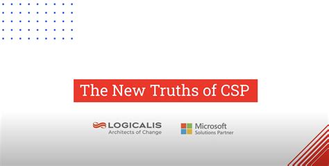 The Csp Program A Better Way To Consume Microsoft Products Logicalis