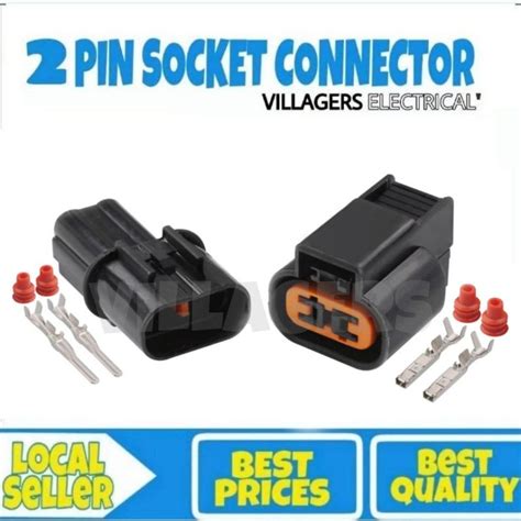 2 Pin Proton Inspira Fan Motor Proton Waja Air Cond Motor Socket Connector Shopee Malaysia