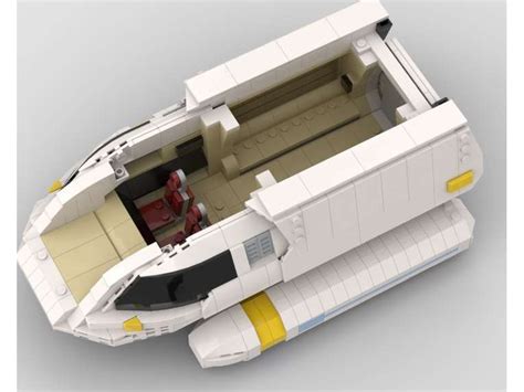 Lego Moc Starfleet Class 6 Shuttle By Sendek01 Rebrickable Build