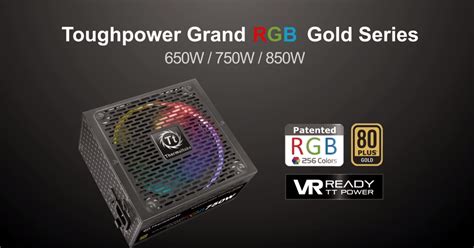 ThermalTake Toughpower Grand 750W RGB Sync Edition 80 Gold PSU Review