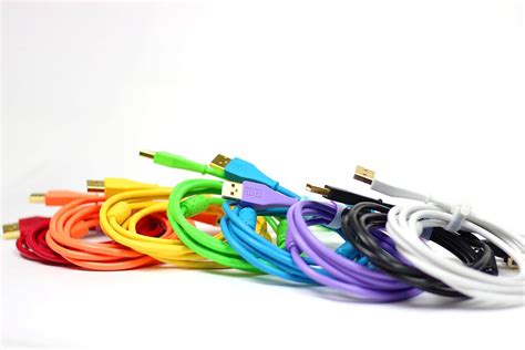 Dj Techtools Chroma Cables Right Angled Usb A To Usb B Cable 1 5m 5
