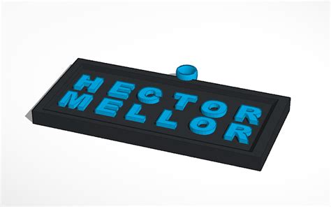 3d Design Copy Of Nameplate 1 Tinkercad