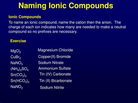 PPT Naming Ionic Compounds PowerPoint Presentation Free Download ID 1947955