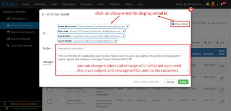 Send Bulk Payment Reminder For Due Invoices Through Email Twirll
