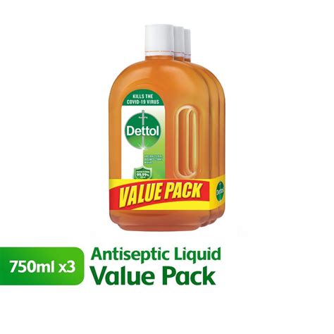 Dettol Antiseptic Liquid Value Pack 750ml X3 Shopee Malaysia