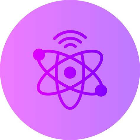 Quantum Internet Gradient Circle Icon 39495333 Vector Art At Vecteezy