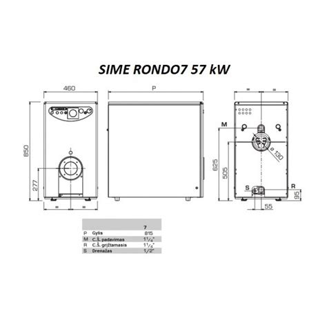 Skysto Kuro Katilas Sime Rondo7 57 Kw Gerikatilailt