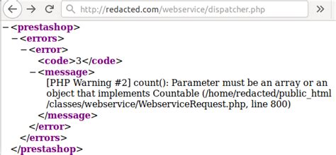 WebService Is Broken On Php 7 2 With Display Error On Issue 11227 PrestaShop PrestaShop