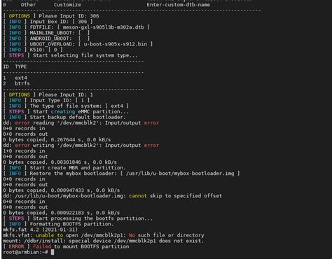 无法写入EMMC Issue ophub amlogic s xxx armbian GitHub