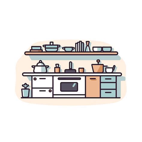 Premium Vector Kitchen