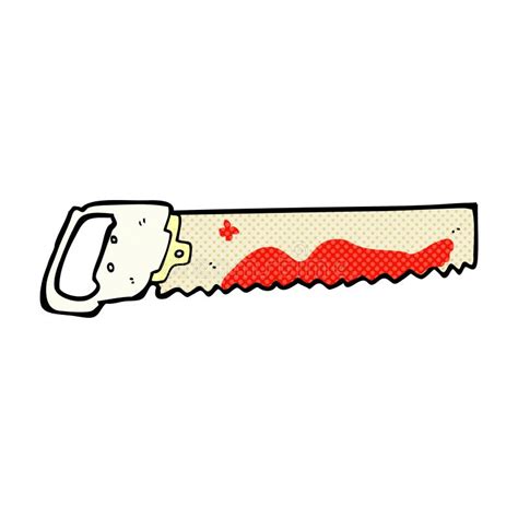 Couteau Ensanglanté De Bande Dessinée Illustration Stock Illustration