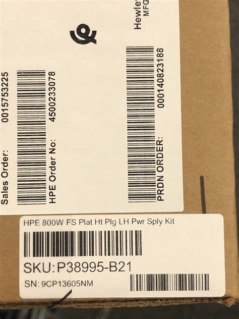 New Sealed Hp 800w Flex Slot Platinum Low Halogen Power Supply 100v 24