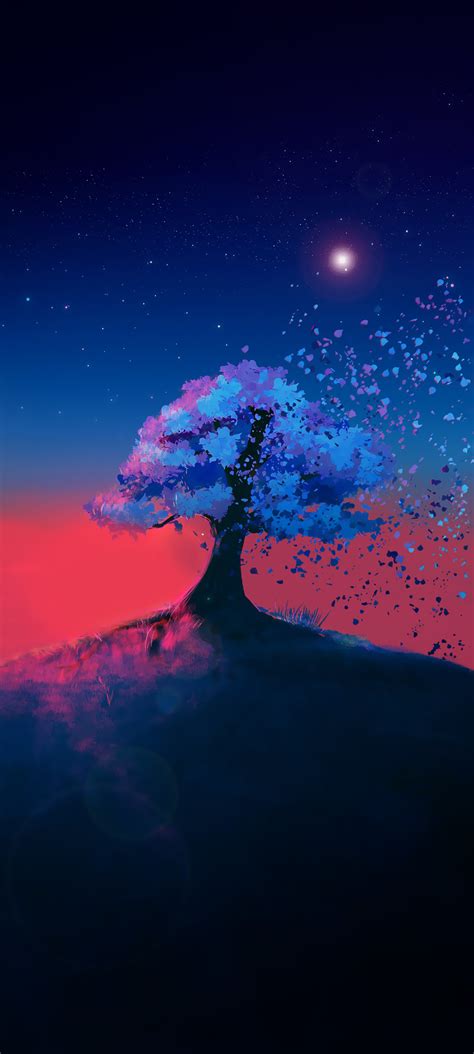 Beautiful Hd Wallpaper For Phone Ios And Android Tree In The Wind