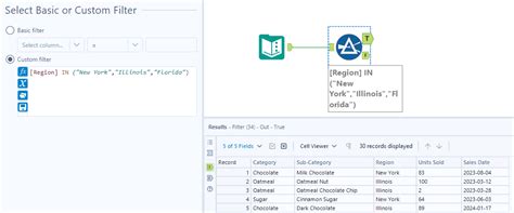 How To Filter One Or Multiple Values In Alteryx
