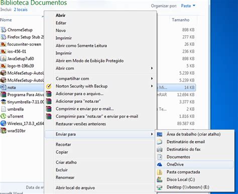 Como Enviar Arquivos Ao OneDrive Direto Do Menu De Contexto Do Windows