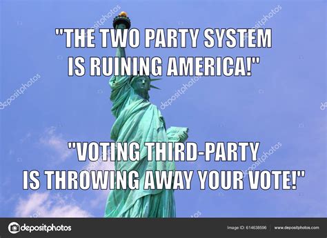Two Party System American Political System Funny Meme Social Media