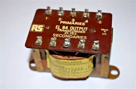 El84 Output Transformer Rs Components £150 00 Picclick Uk