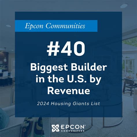 Epcon Communities On Linkedin Homebuilding Probuilder Housinggiants