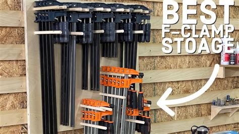 How I Made The Best F Style Clamp Rack For My French Cleat Wall Youtube