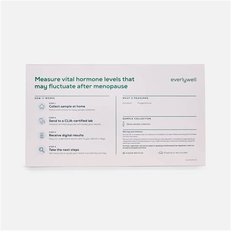 Fsa Eligible Everlywell Postmenopause Test Fsa Store