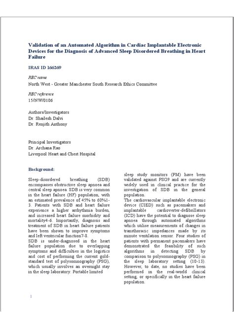 3 Validation Of An Automated Algorithm In Cardiac Implantable