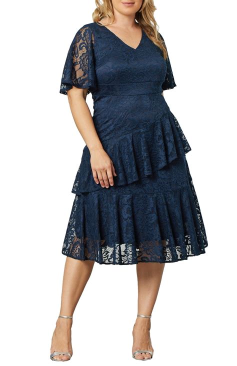 Lace Affair Cocktail Dress Plus Dressbarn