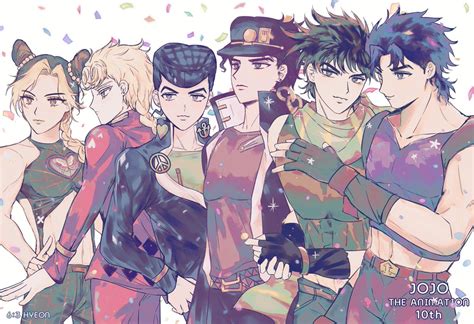 Joseph Joestar Kujo Jotaro Kujo Jolyne Giorno Giovanna Jonathan