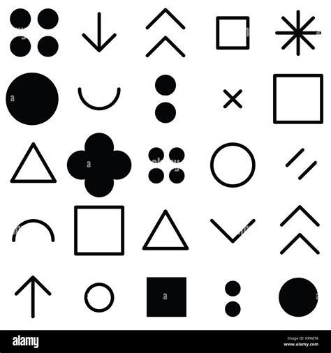 Seamless Pattern Geometric Shapes Stock Photo Alamy