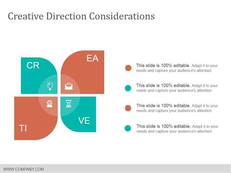 Creative Direction Considerations Ppt Powerpoint Presentation Pictures
