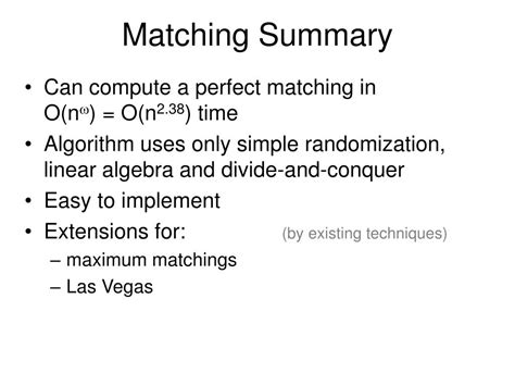 Ppt Algebraic Structures And Algorithms For Matching And Matroid Problems Powerpoint